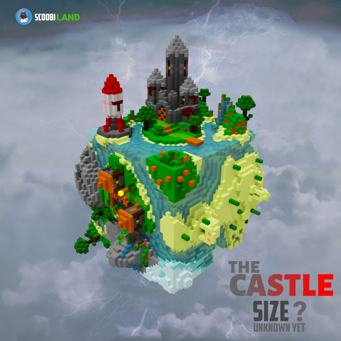 The Castle LAND NFT - SCooBi Doge - The First Comic Meme NFT DAO